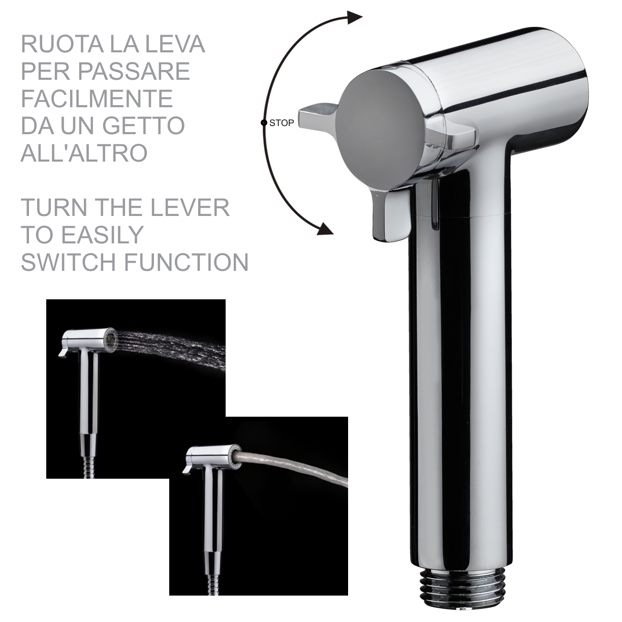 Handshower with lever 2 functions | Drupal